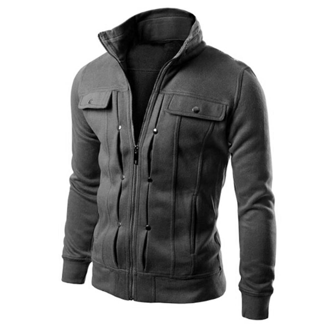Stylishe Herrenjacke mit Reißverschluss von Gerod – BerlinGlamour