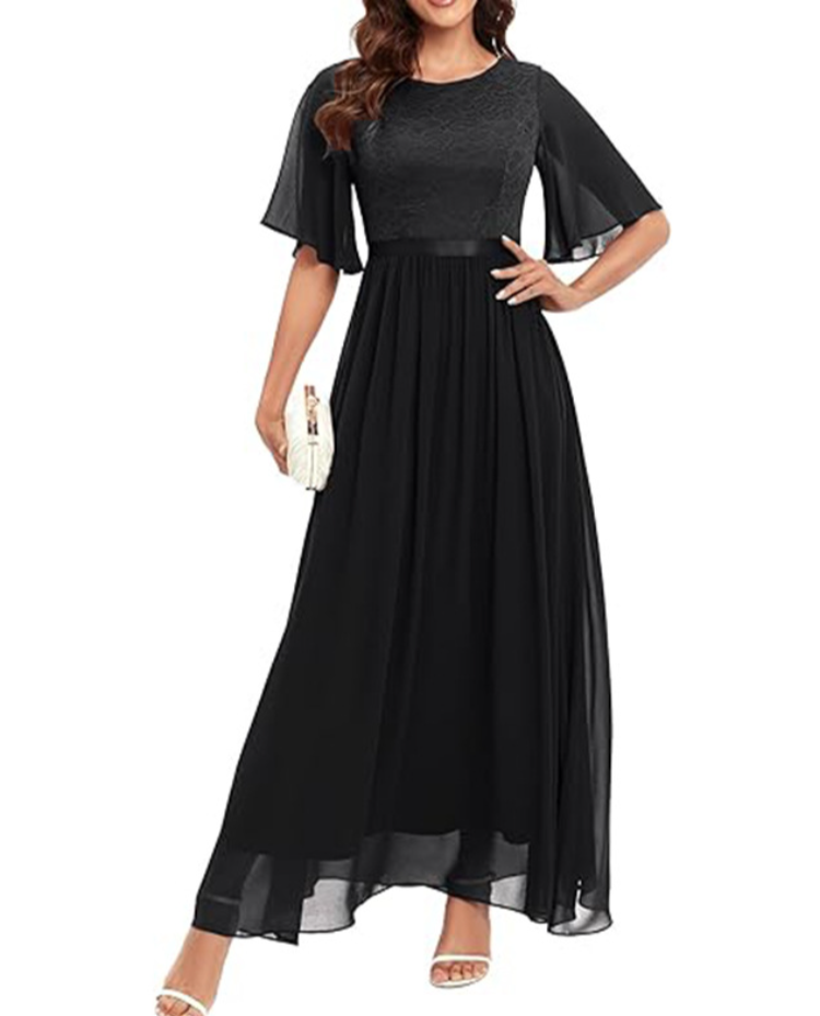 Abendkleid Isabella mit Spitze von BerlinGlamour