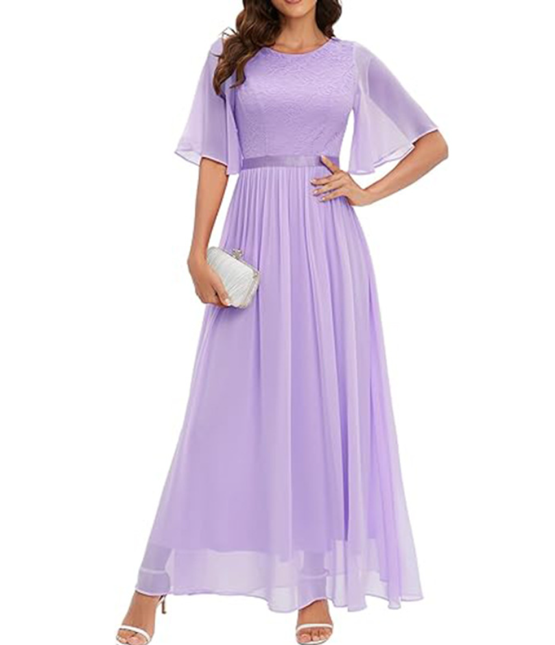 Abendkleid Isabella mit Spitze von BerlinGlamour